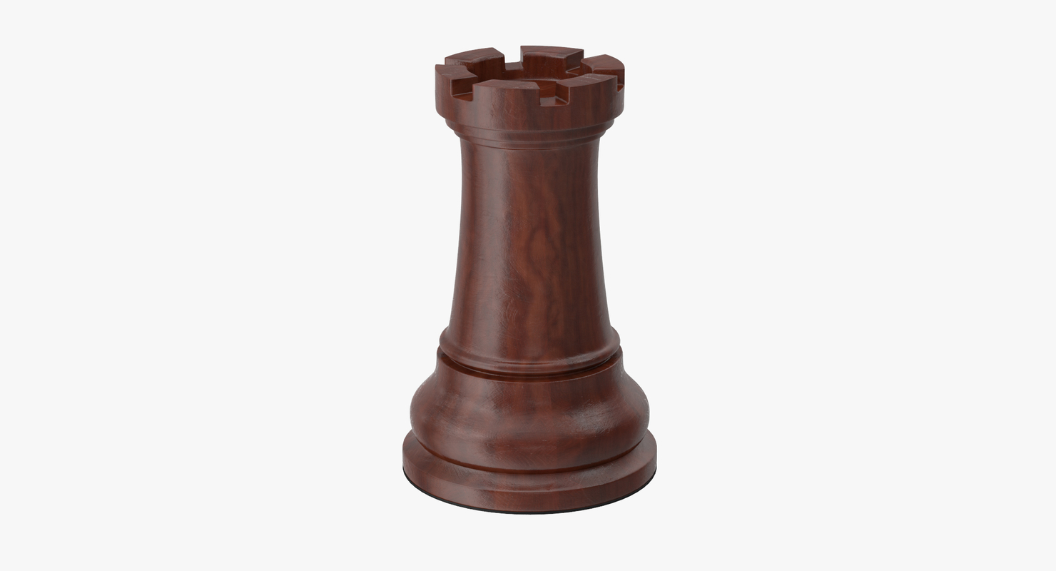 rook chess piece 3d model