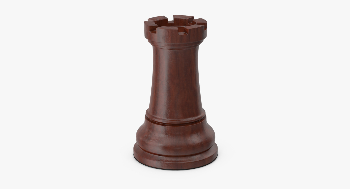 rook chess piece 3d model