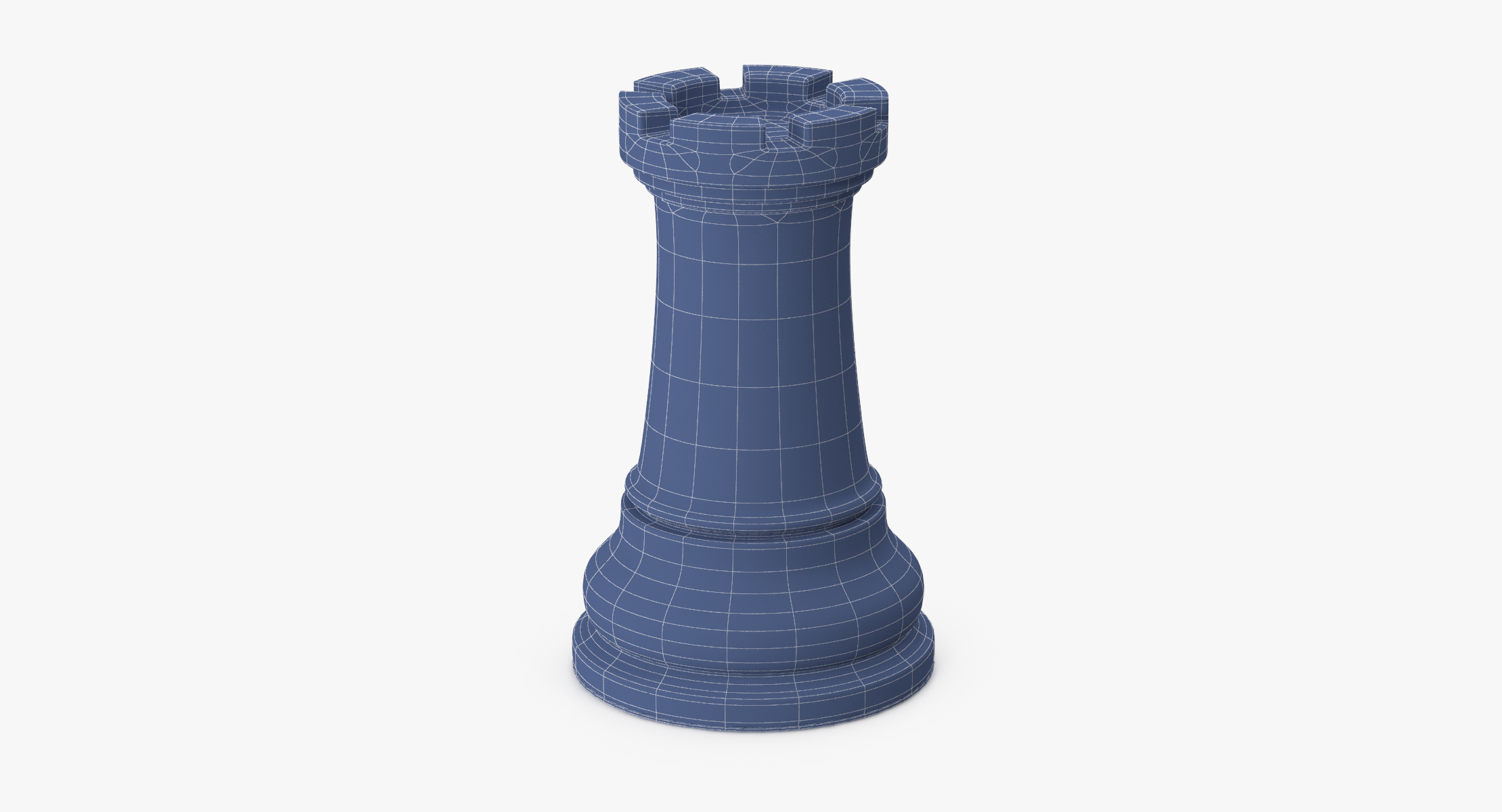 rook chess piece 3d model