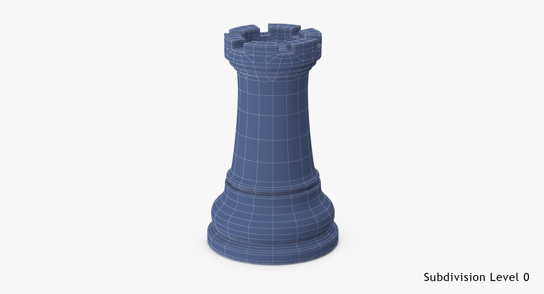 rook chess piece 3d model
