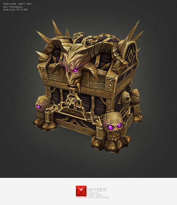 Treasure Chest Maya Models for Download | TurboSquid