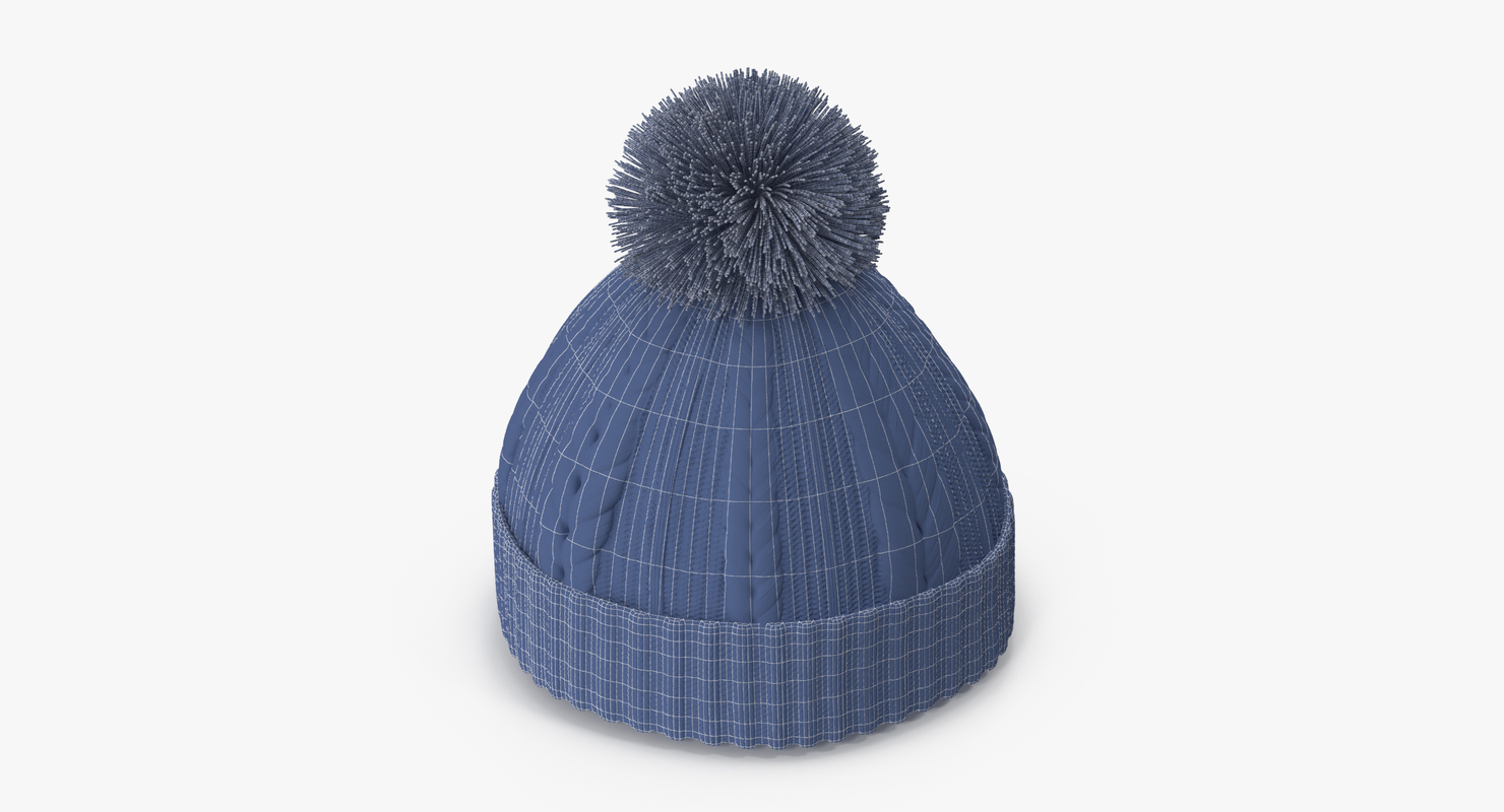 3d winter hat 01 model