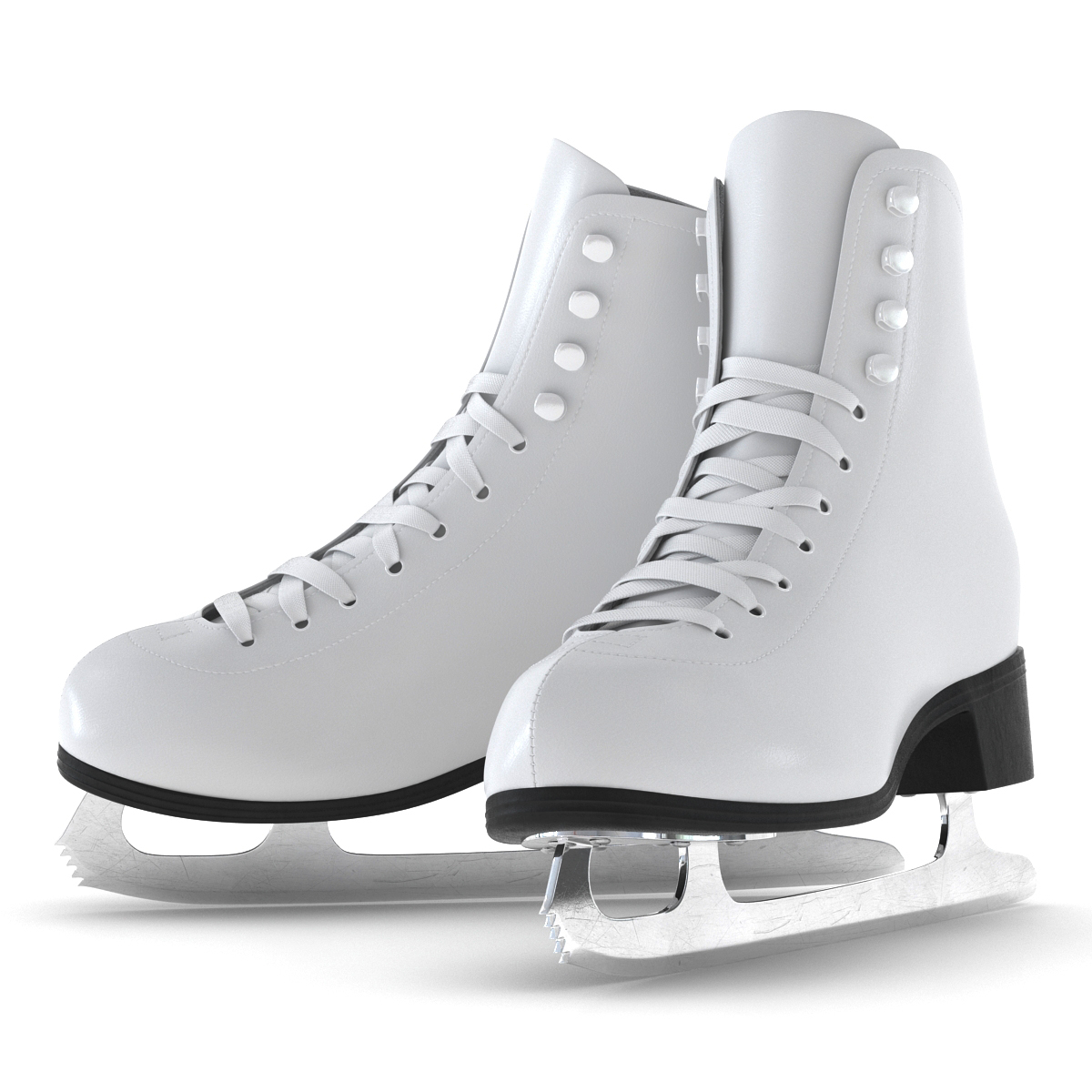 3d model of ice skates