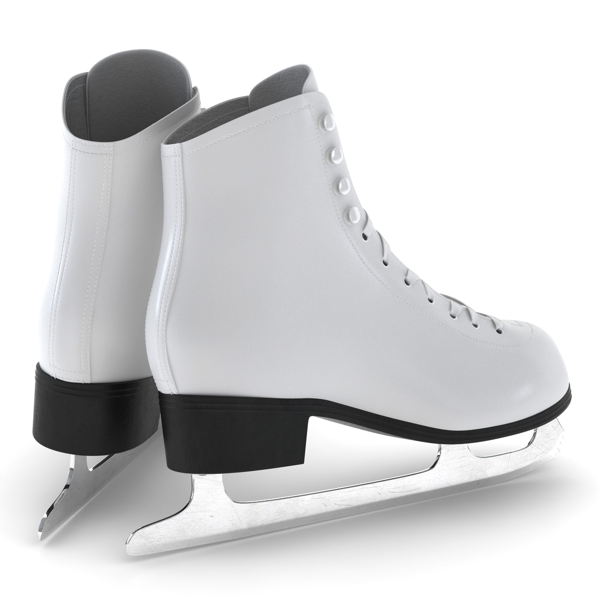 3d model of ice skates