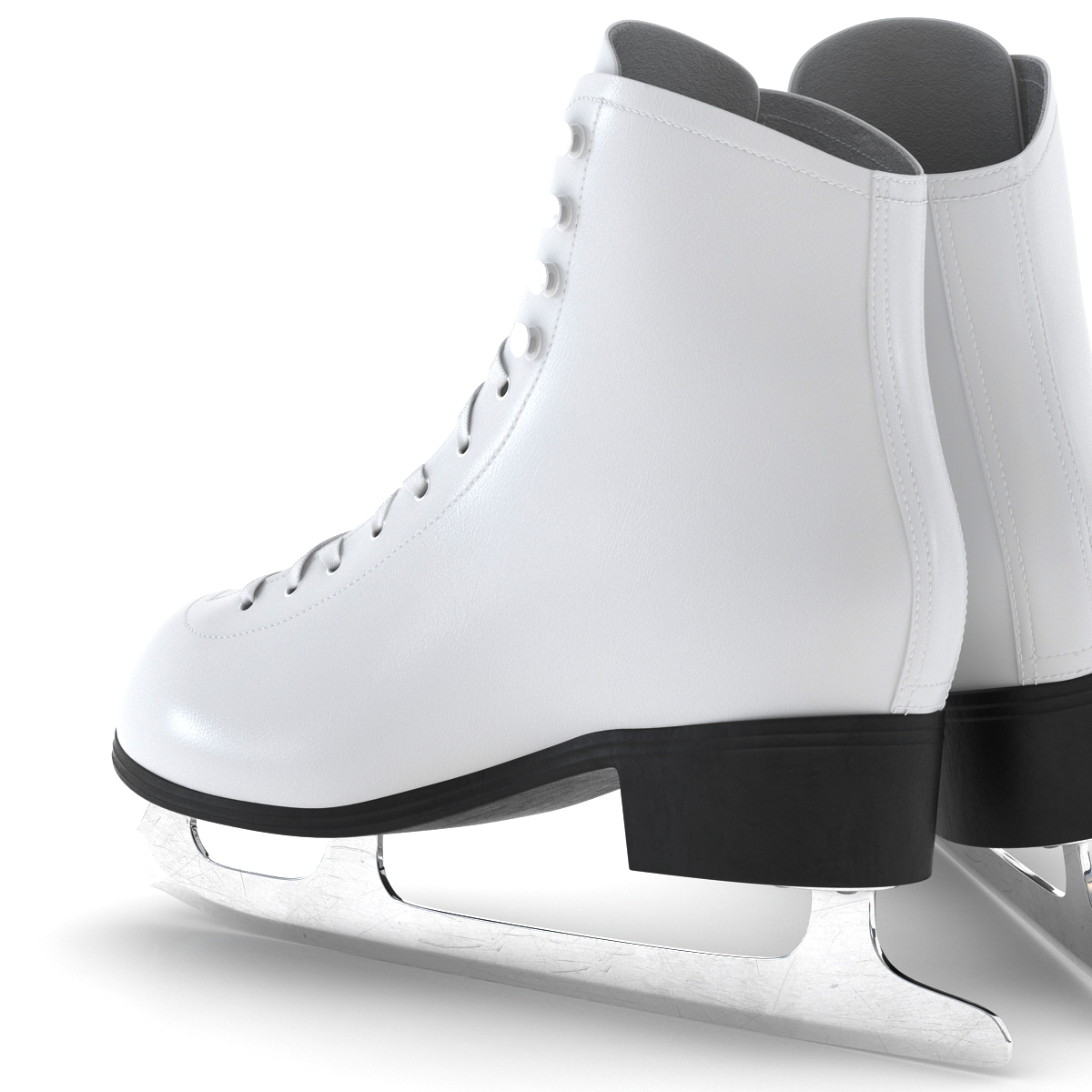 3d model of ice skates