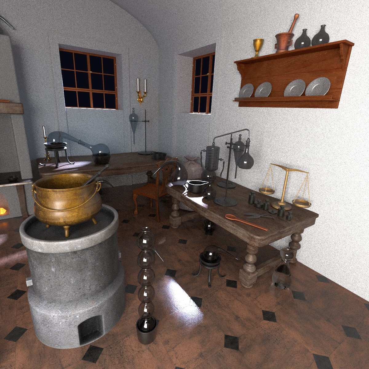 3d obj alchemy lab