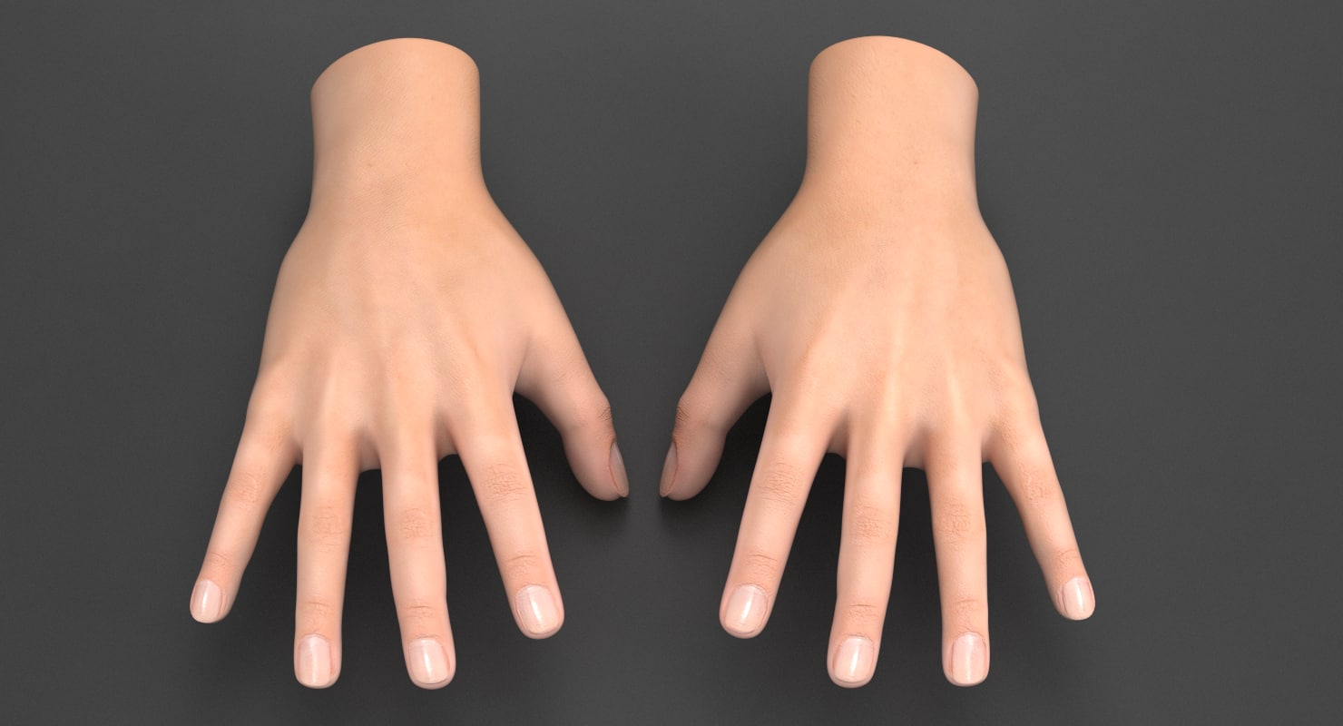 hand realistic 3d model