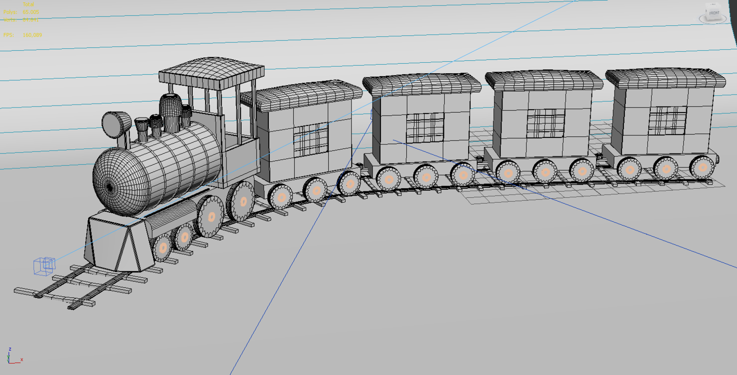 3d model train
