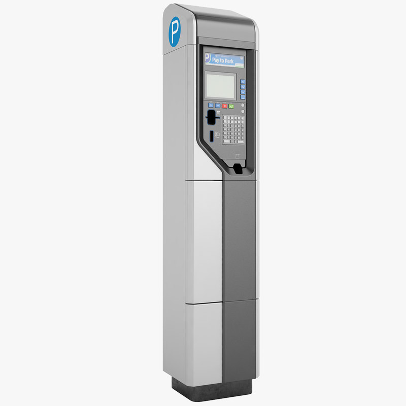 seattle parking meter obj