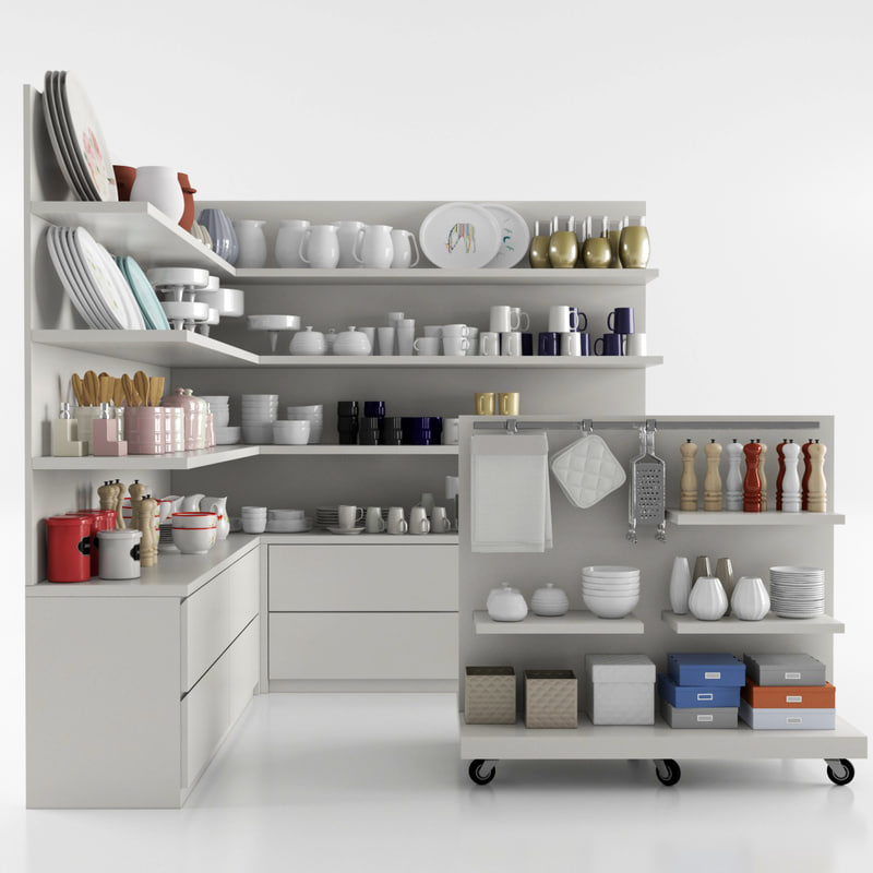 3d model display stand shop