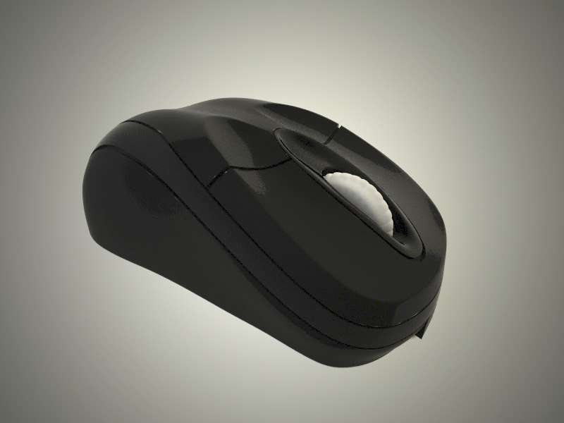 logitech computer mouse 3d model