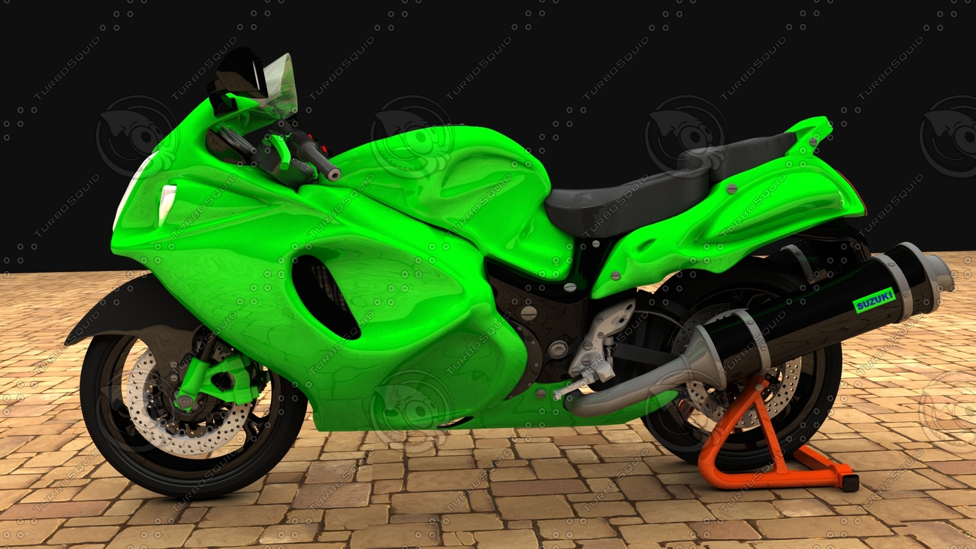 3d suzuki hayabusa model