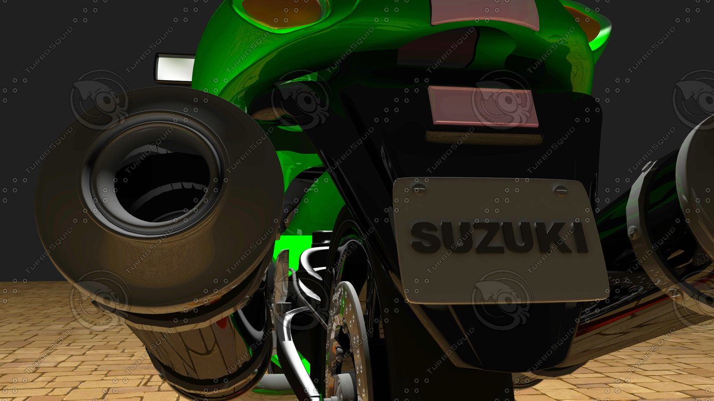 3d suzuki hayabusa model