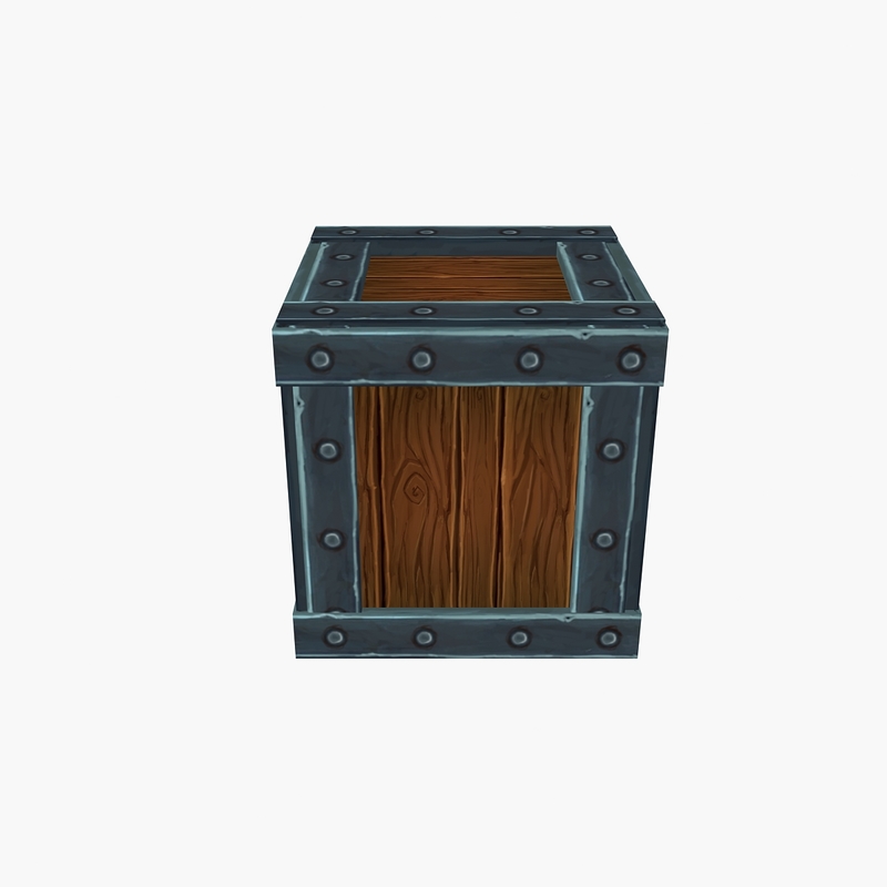 boxes hand painted 3d max