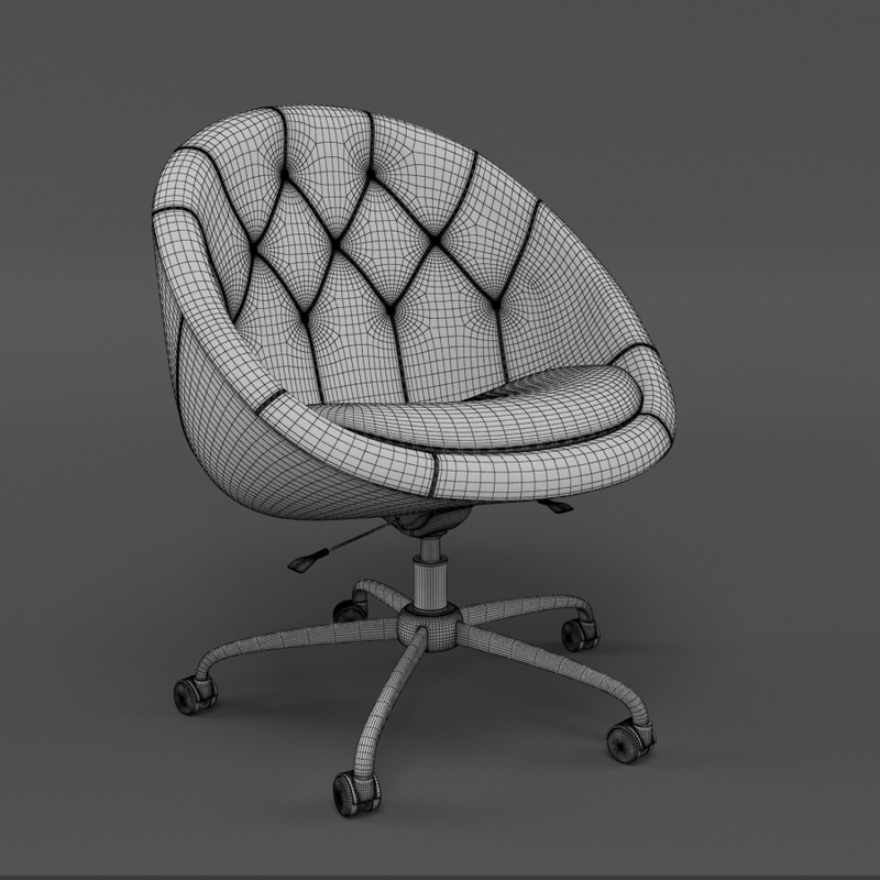 3d model swiver office chair