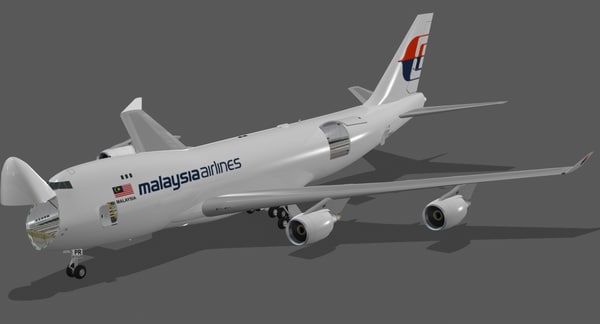 boeing 747-400 f maskargo 3d model