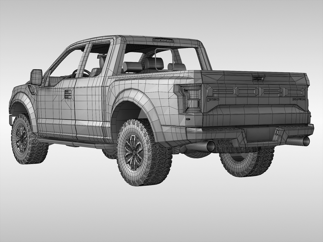 3d model f150 raptor 2017