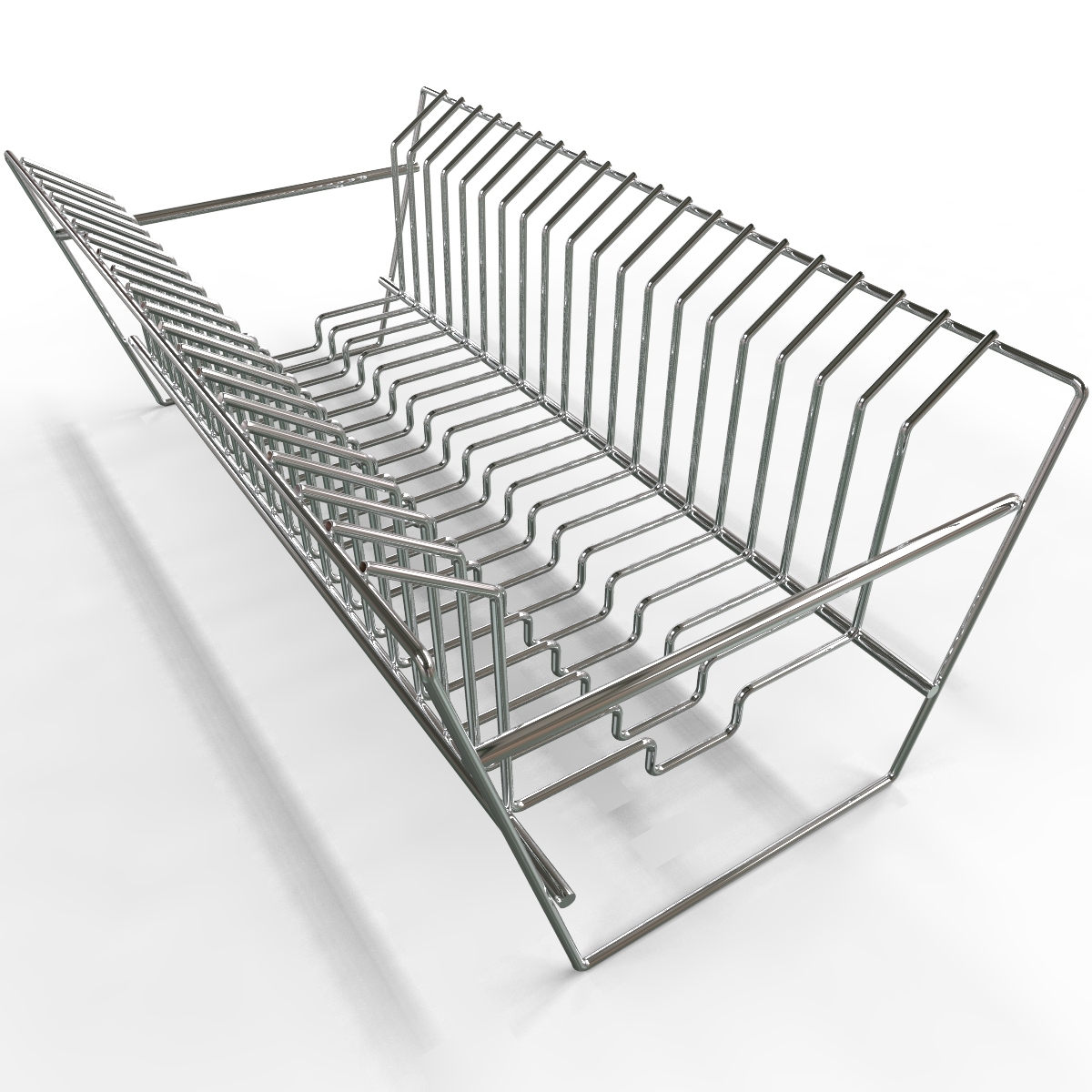 3d model of dish rack