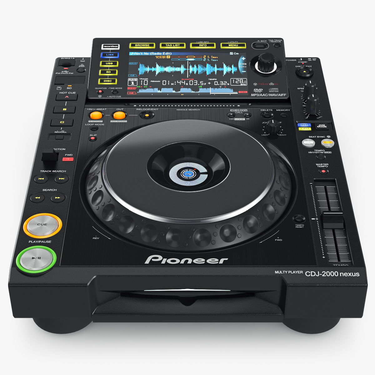 dj player pioner cdj-2000 3d model