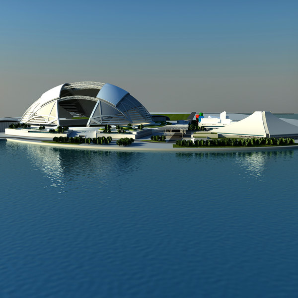 singapore building 3d model