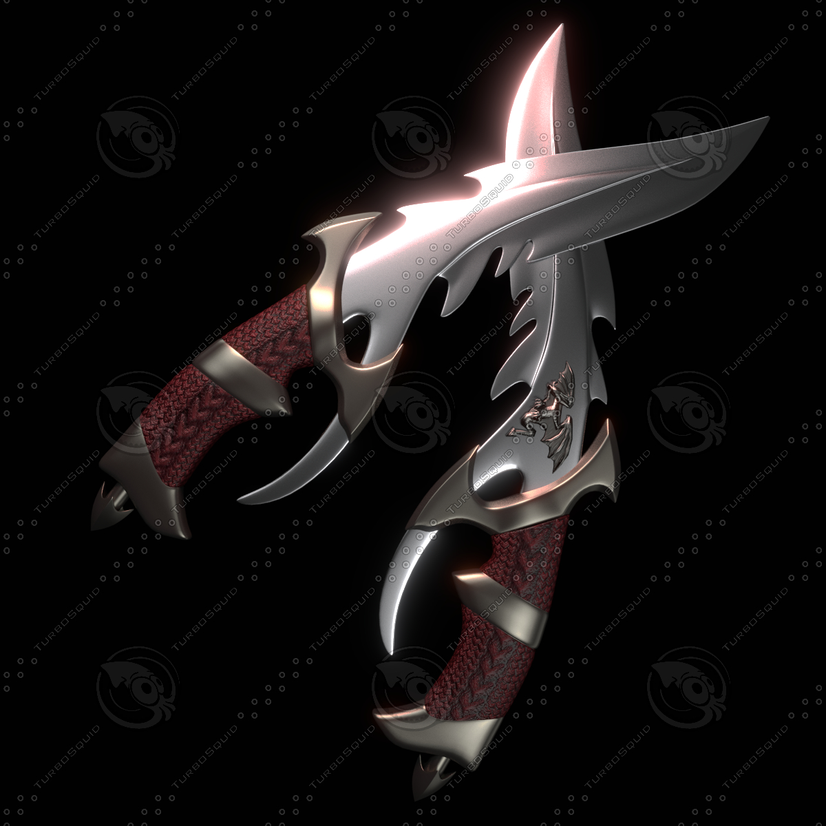 fantasy dagger 3d model