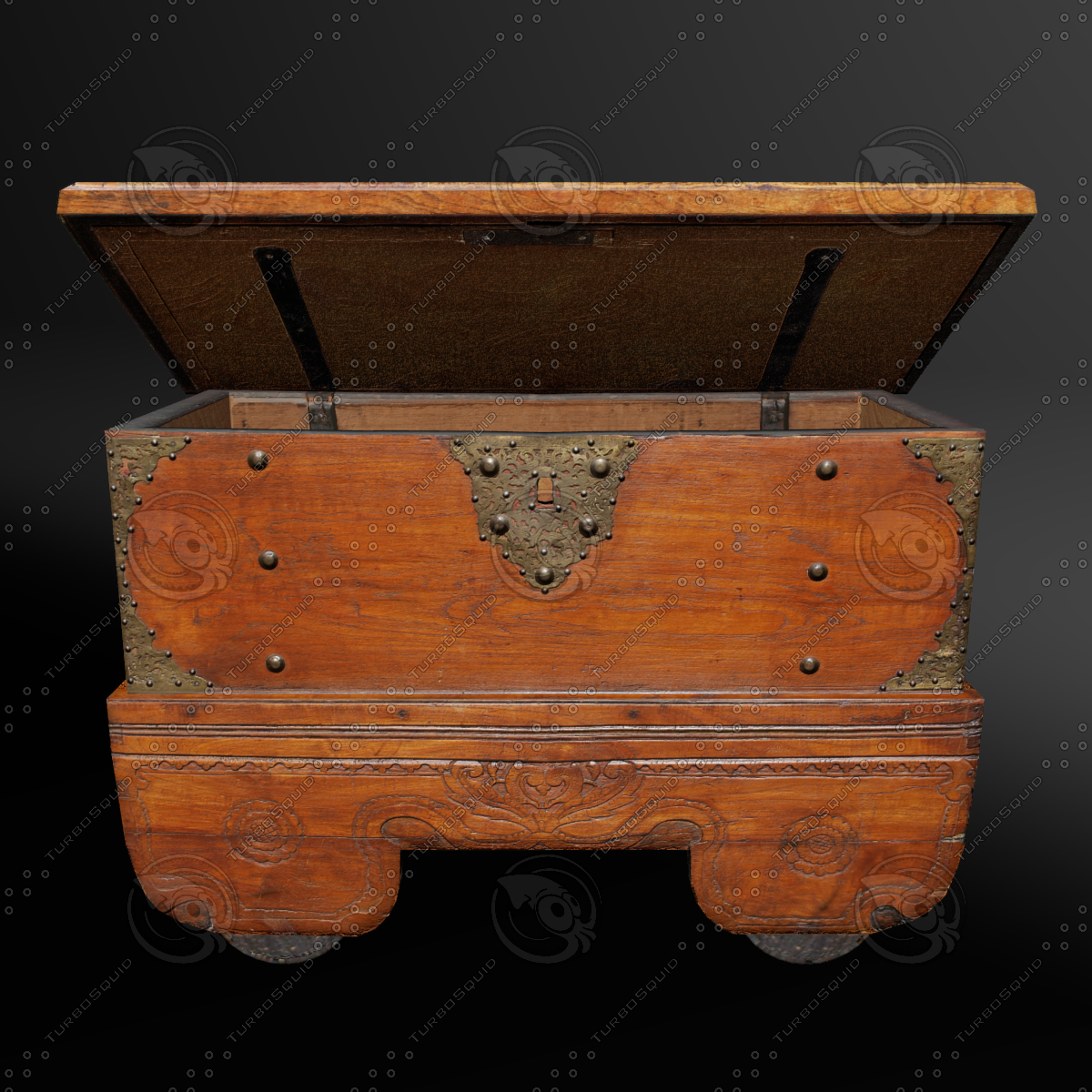 captain sea chest 3d 3ds