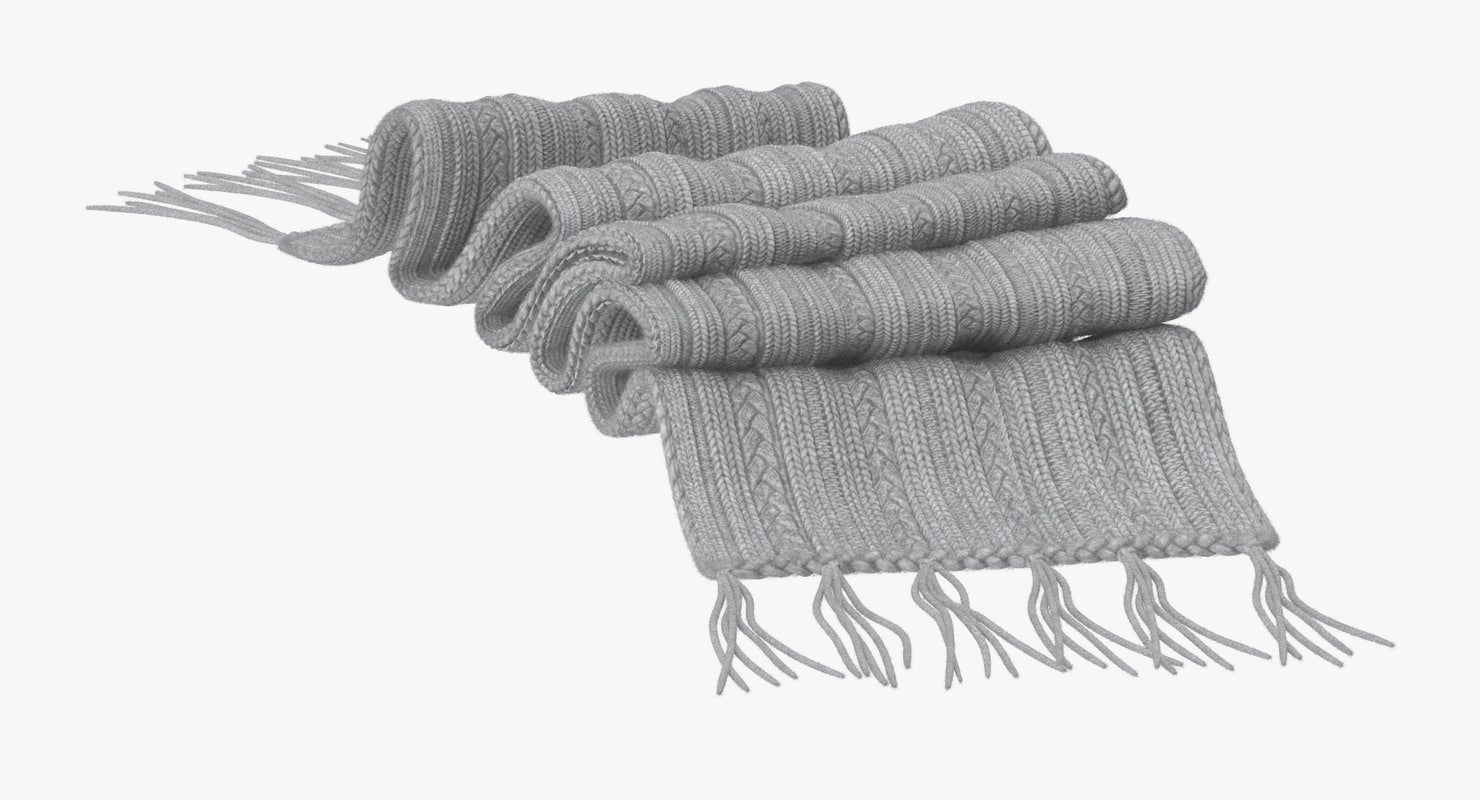 3d model scarf 03