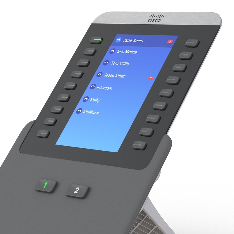 cisco 8800 expansion module 3d model