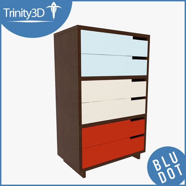3d dresser set model