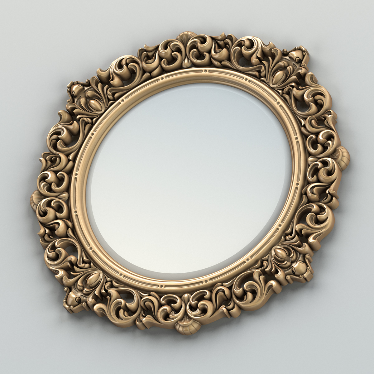 3d carved mirror frame