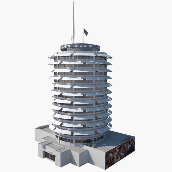 3d capitol records building