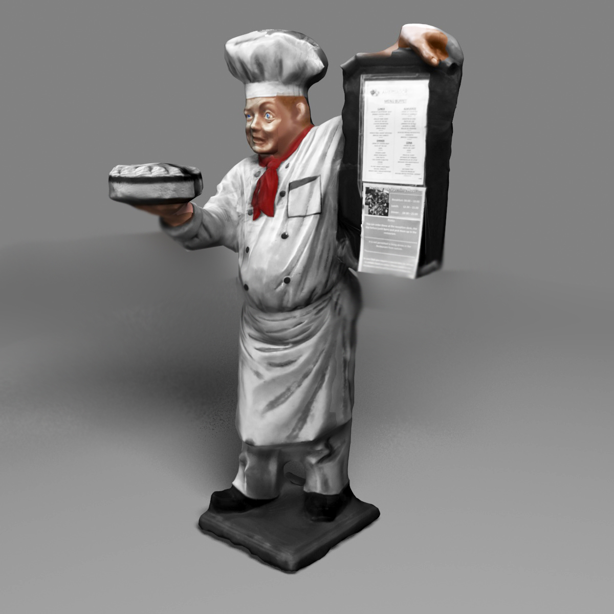 3d chef restaurant
