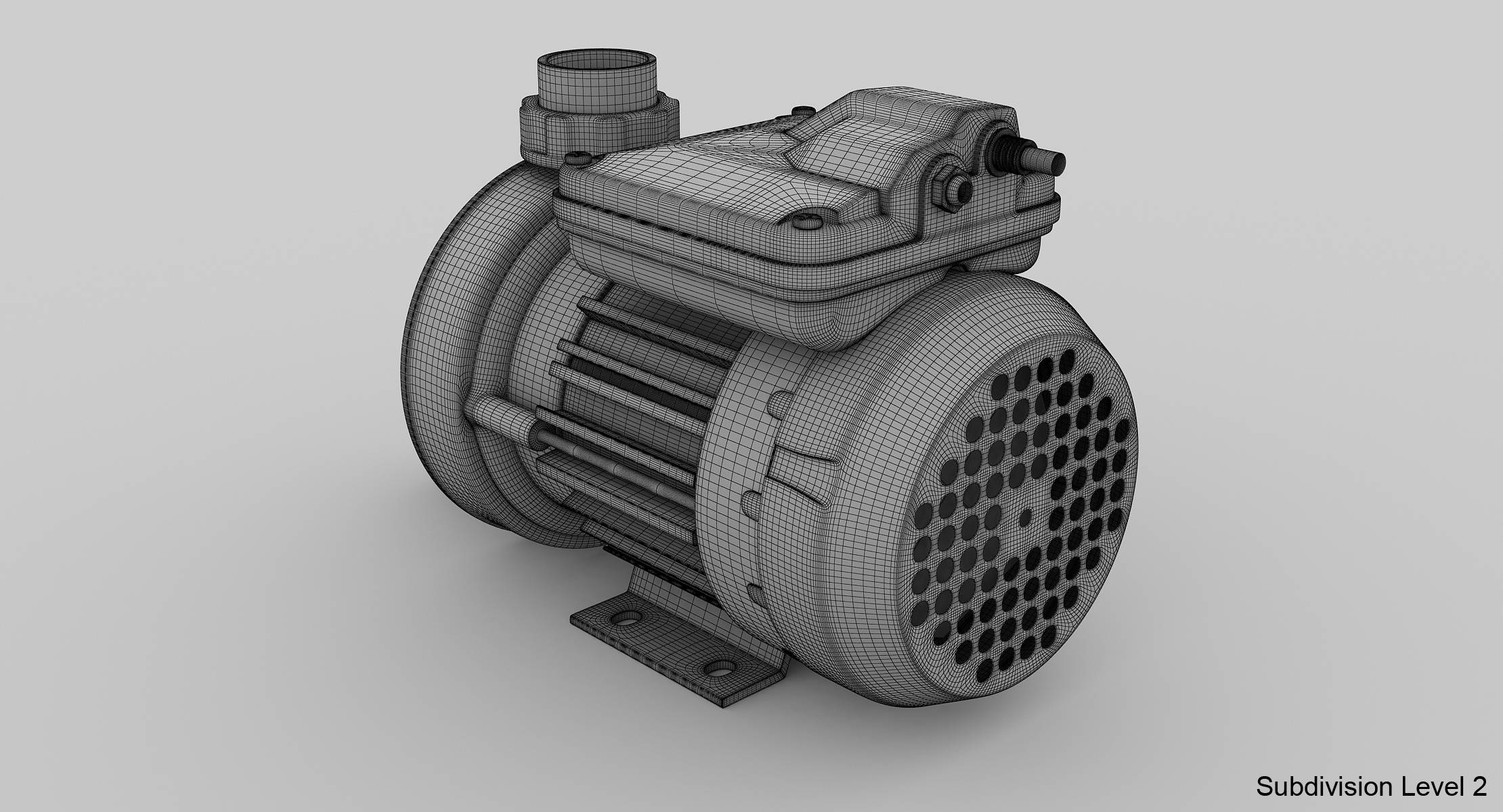 water pump 1 3d model