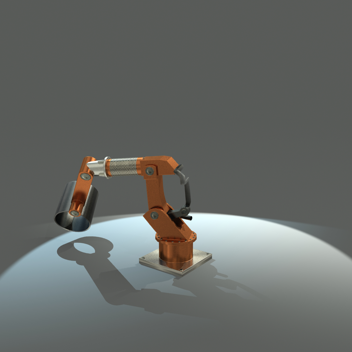 mechanical arm 3d max