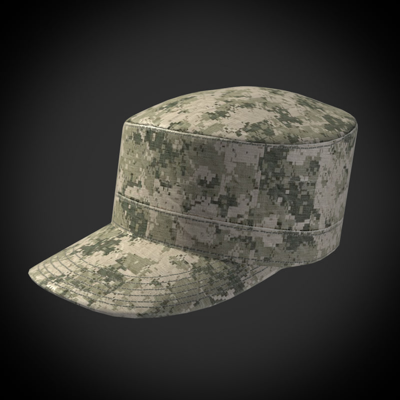patrol cap 3d model