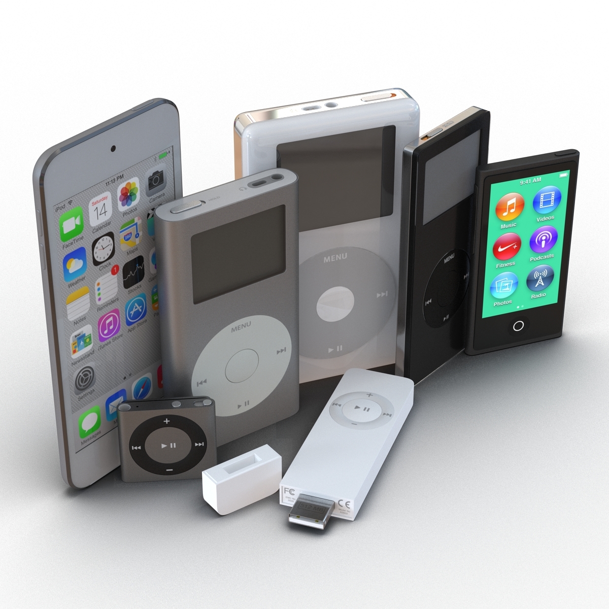 ipod 3 3d max