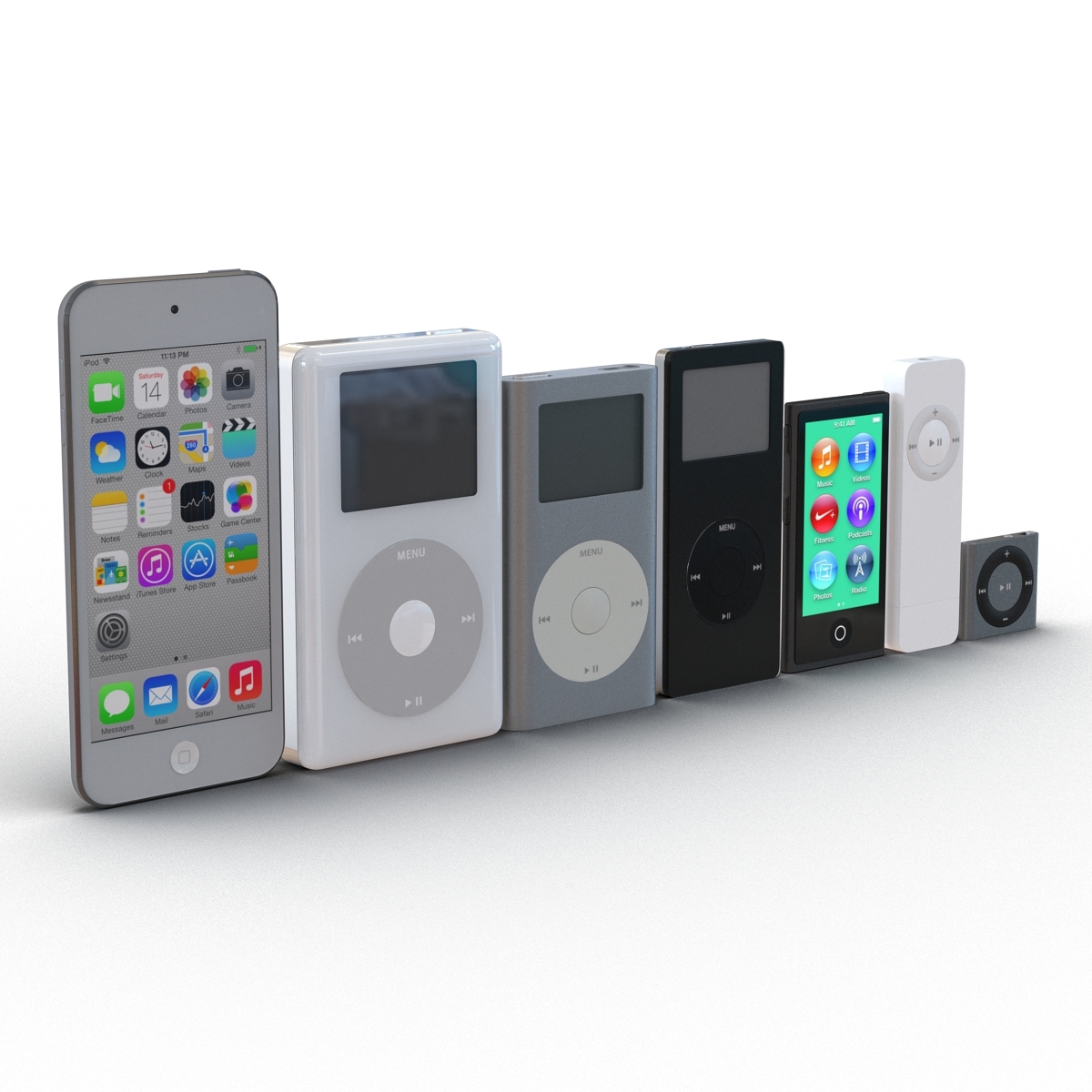 ipod 3 3d max
