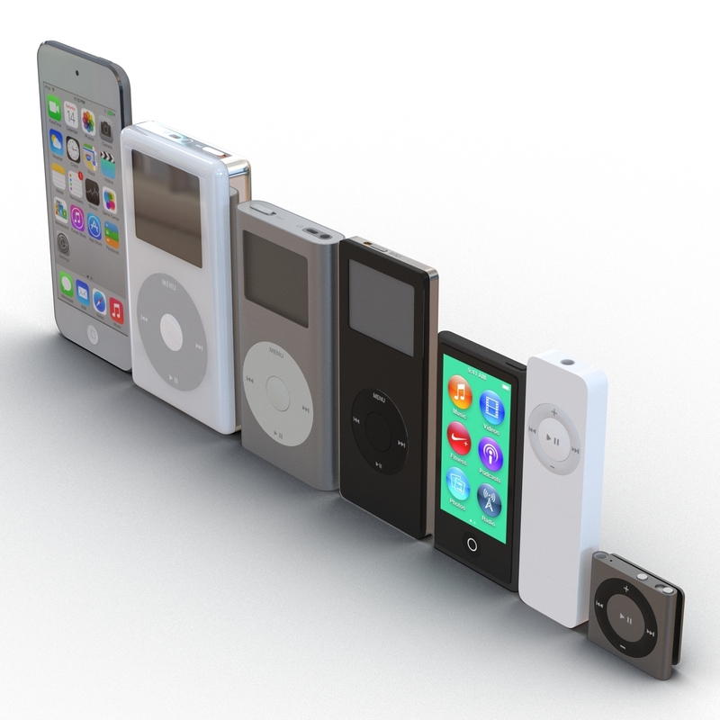 ipod 3 3d max