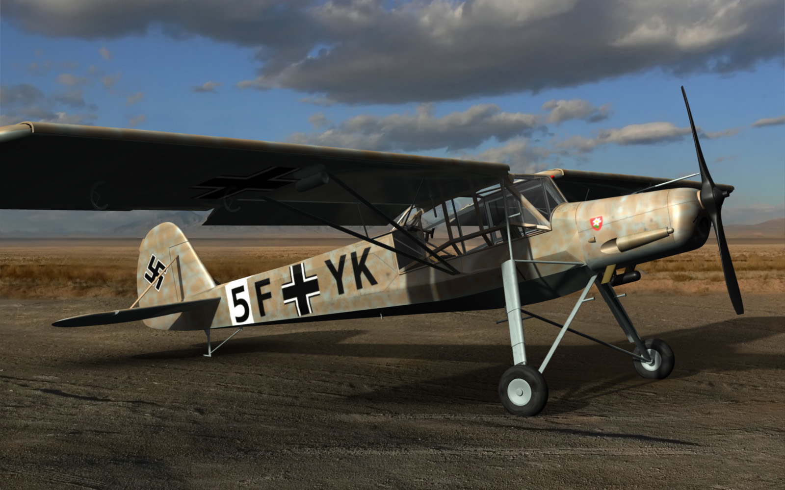 purchase storch fieseler fi 3d model