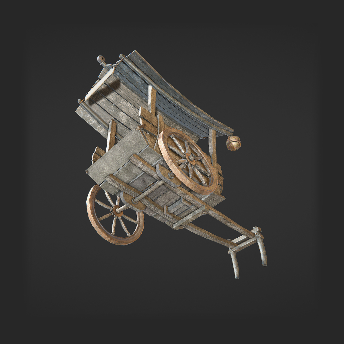 wooden cart 3ds