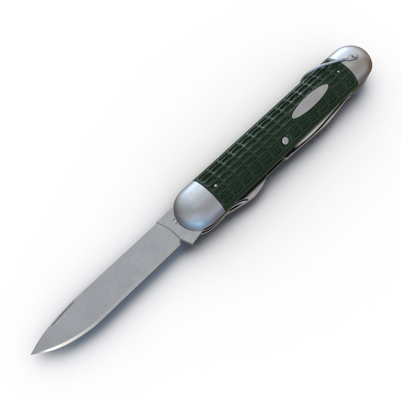 3d model pocket knife generic