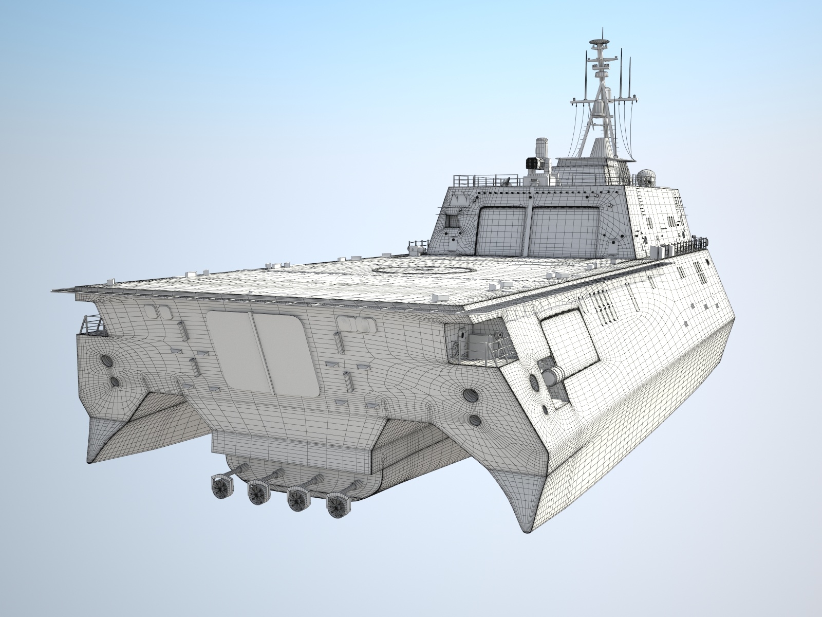 3d ship uss independence model