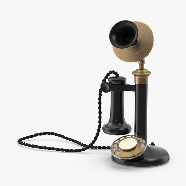candlestick phone 3d max