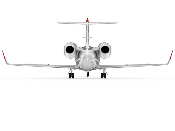 3d learjet 60 jet