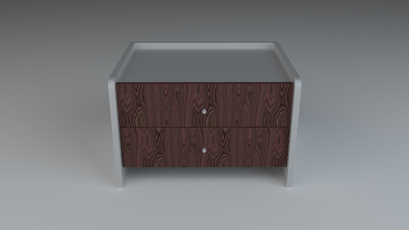 3d model bedside table