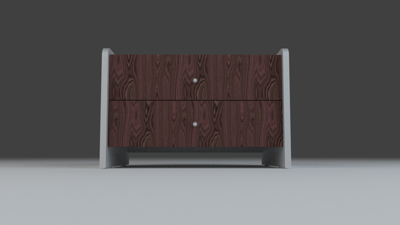 3d model bedside table