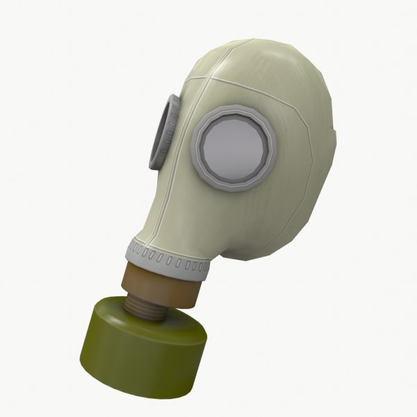 gas mask 3d model