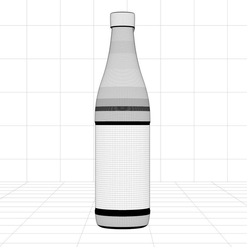 3d model bottle