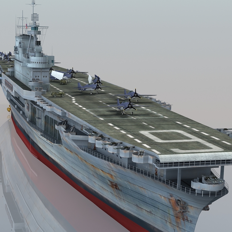 3d model uss enterprise cv