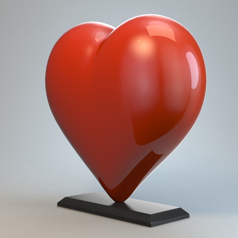 modelo 3d Amor escultura corazon - TurboSquid 997950